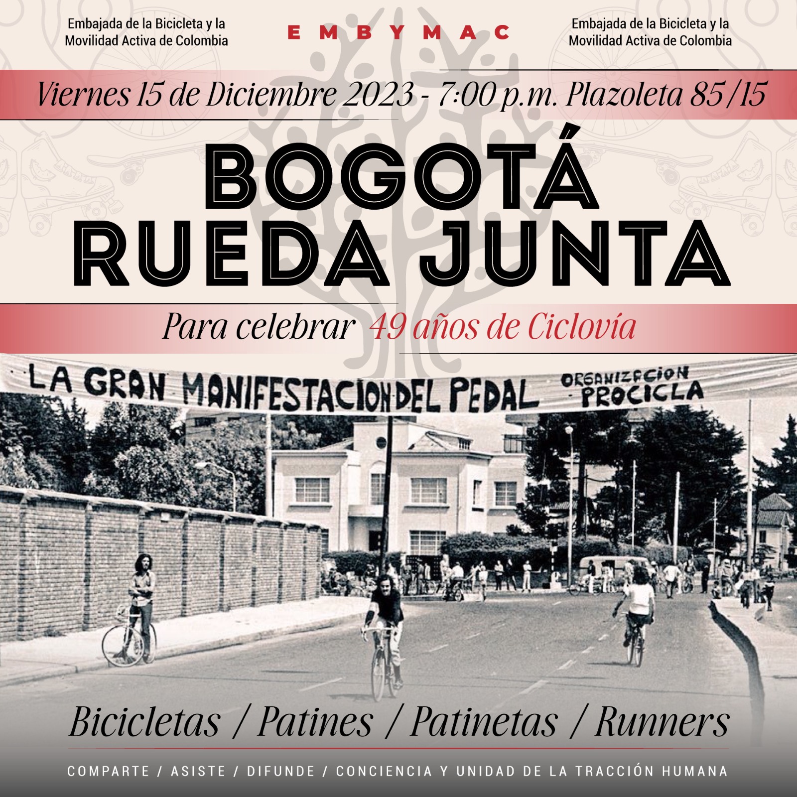 Ciclovía keeps on rolling with events tonight and tomorrow